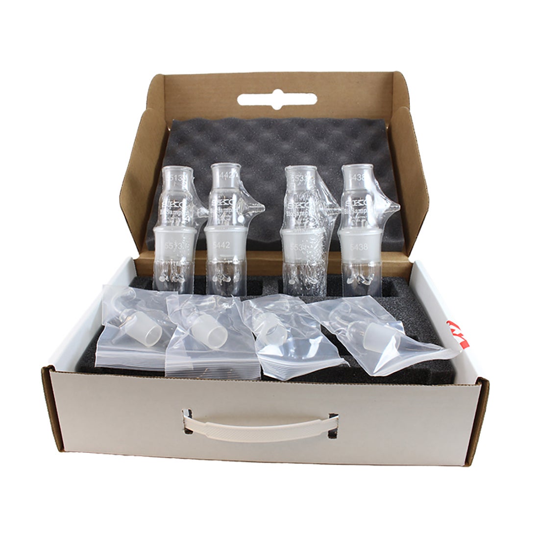 BioSampler 20-ml, includes: 3-piece Glass w/Inlet Section, Outlet ...