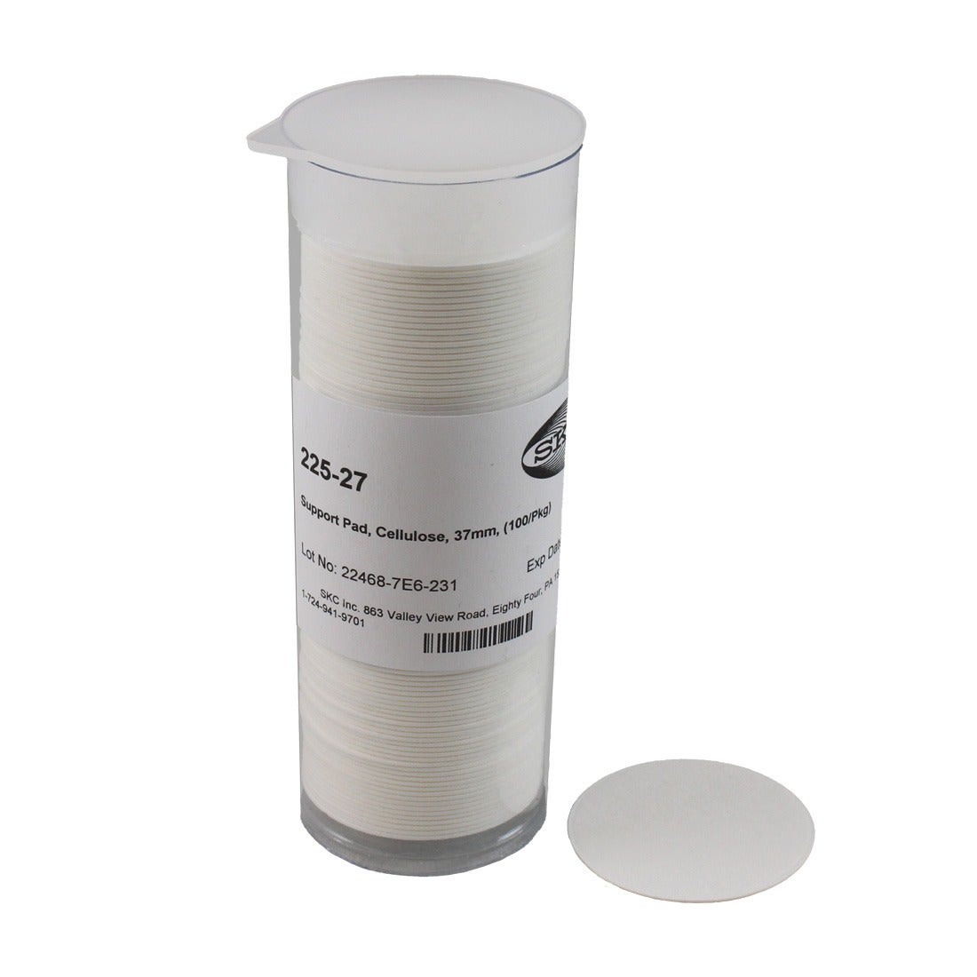 Support Pad, Cellulose, 37mm, 100Pk