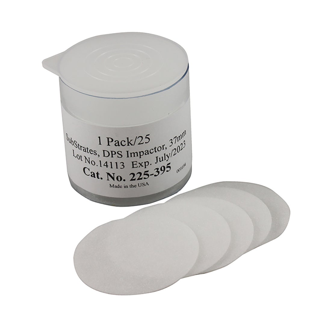 IMPACT Sampler Impaction Substrates, Pre-Oiled, 37mm, 25Pk